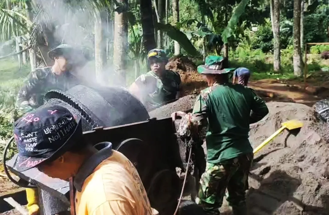 TNI AD Bangun Jembatan Perintis Garuda II Di Trenggalek - Diagram Kota